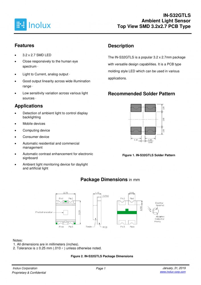 IN-S32GTLS document page 1