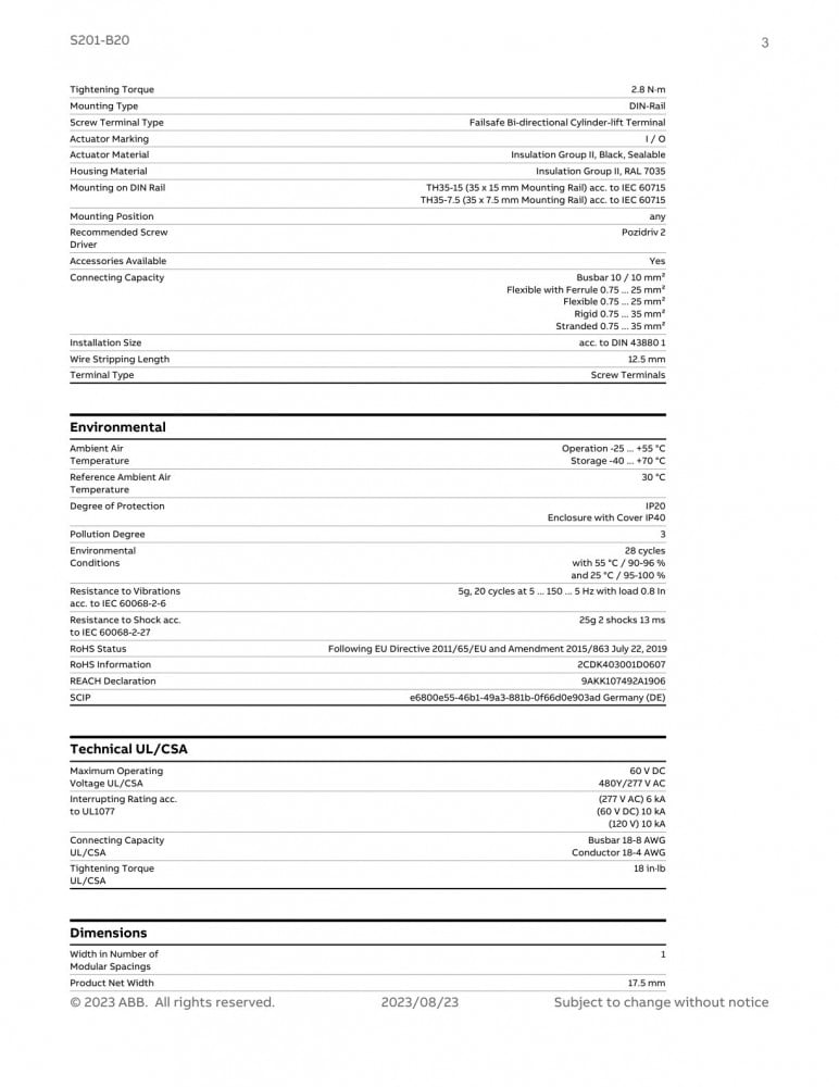ABB S201-B20 document page 3