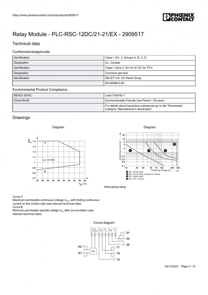 Phoenix Contact 2909517 technical document page 4