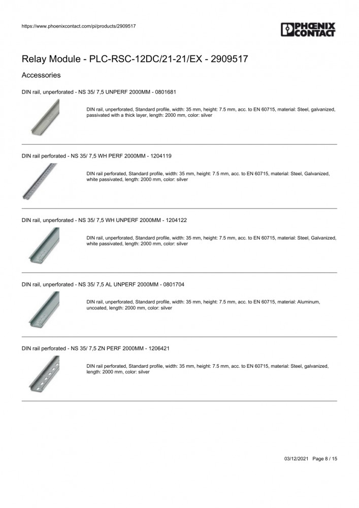 Phoenix Contact 2909517 technical document page 8