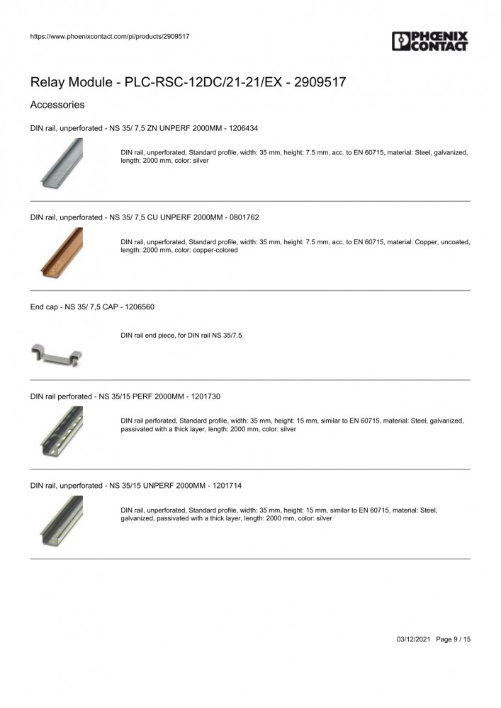 Phoenix Contact 2909517 technical document page 9