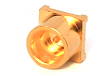SMP-MAX Plug, Straight, Detent, PCB, Through Hole, Surface Mount Signal Contact, Tape and Reel with Cap, 50 Ohms