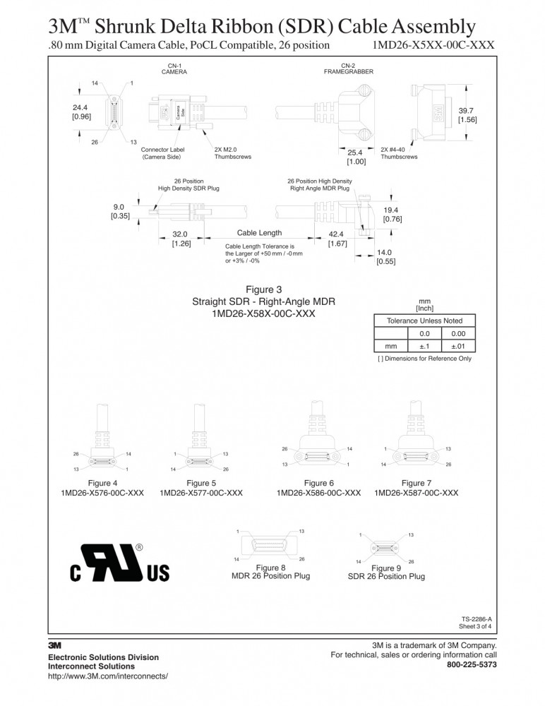 3M 1MD26-R560-00C-500 technical document page 3