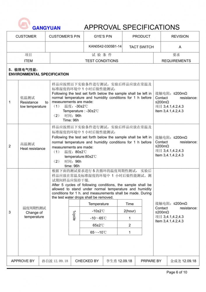 KAN0542-0305B1-14 specification page 6