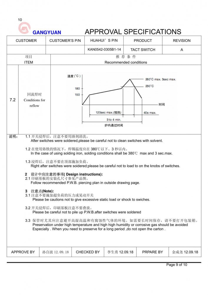 KAN0542-0305B1-14 specification page 9