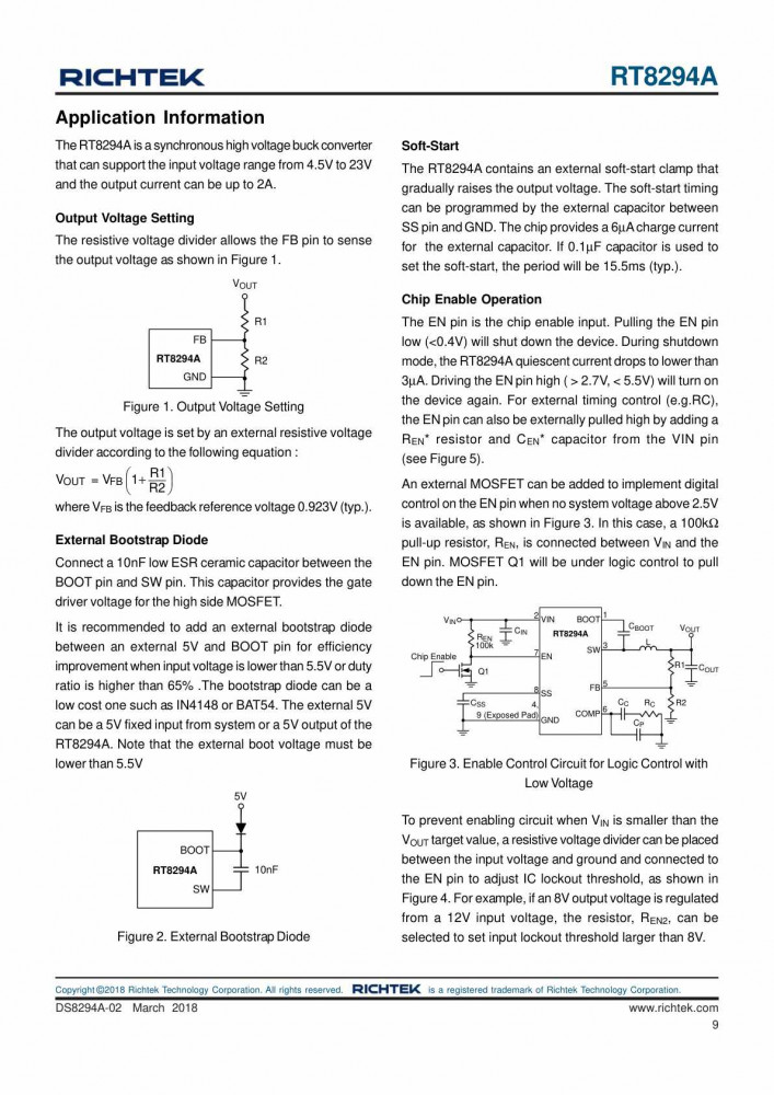 RT8294A datasheet page 9