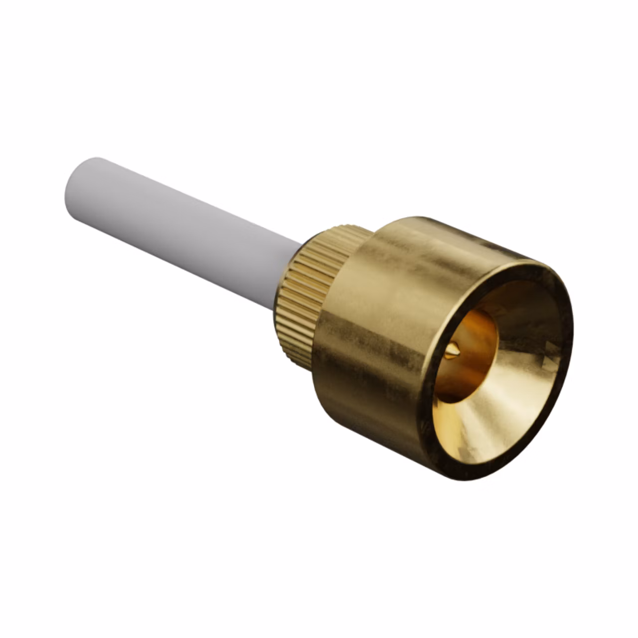 SMP-MAX Plug, Straight, Smooth Bore, Catchers Mitt, Panel Mount, Press-in, Gold (Au) Plating, Tray, 50 Ohms for sale