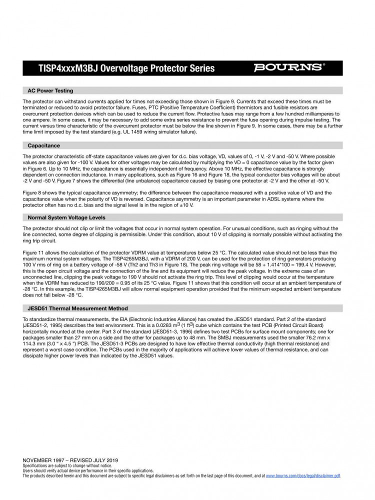 TISP4180M3BJR-S datasheet page 10