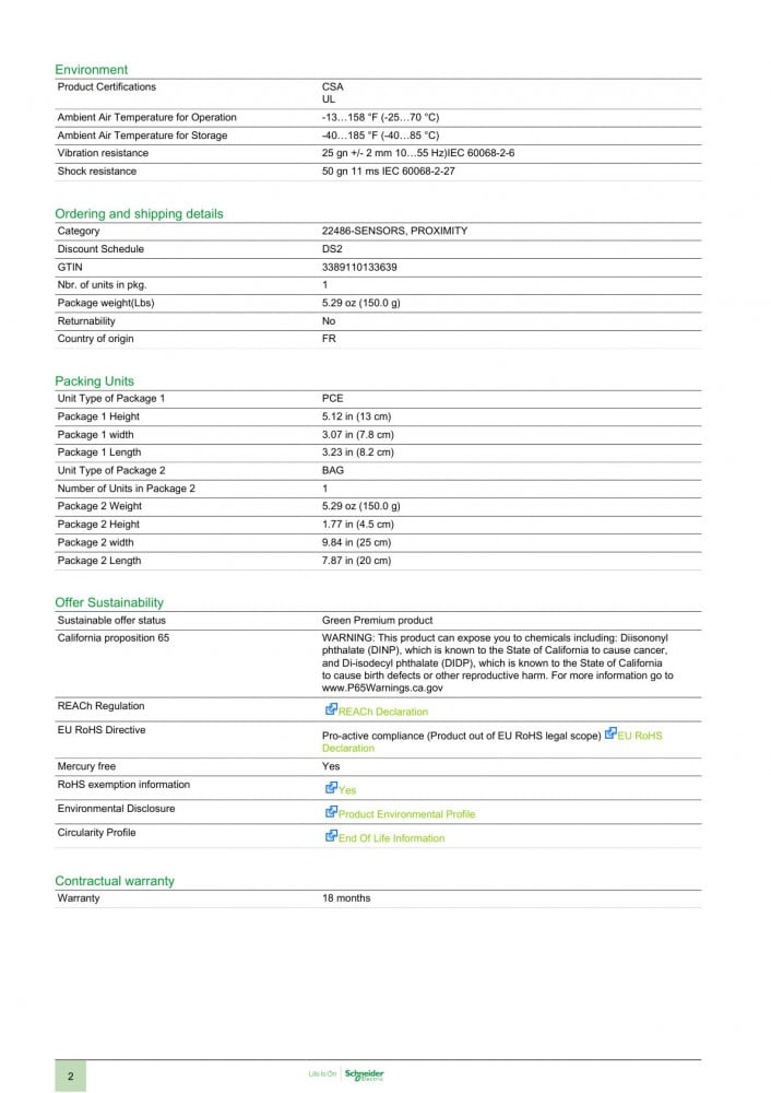 XS612B1MBL5 technical document page 2