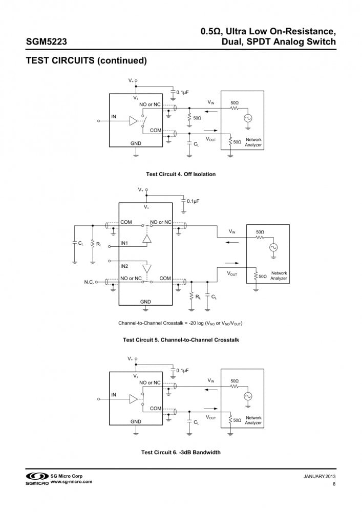 SGM5223 datasheet page 8