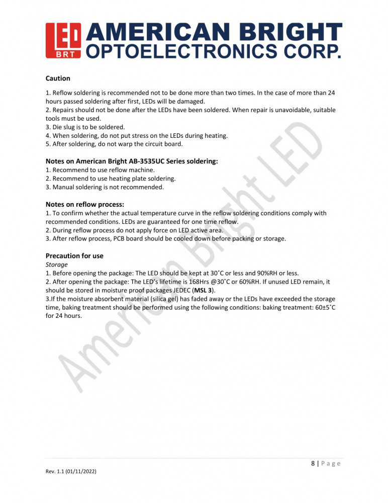 AB-3535UC-C datasheet page 8