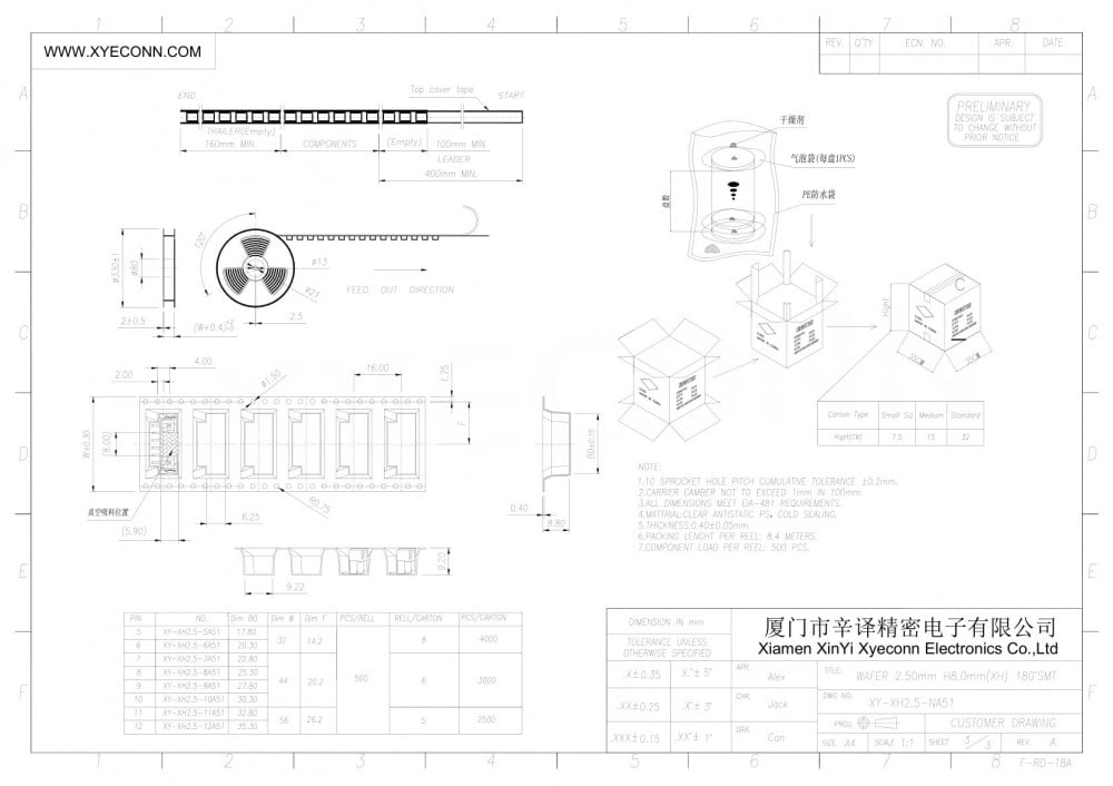 XY-XH2.5-10A51 technical drawing page 3