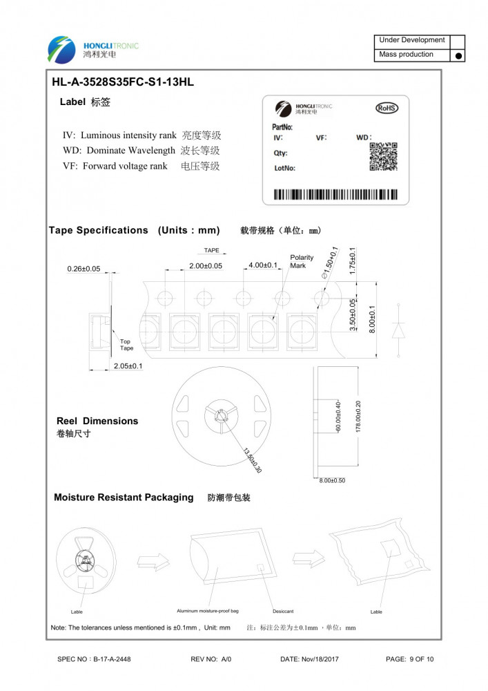 HL-A-3528S35FC-S1-13HL datasheet page 9