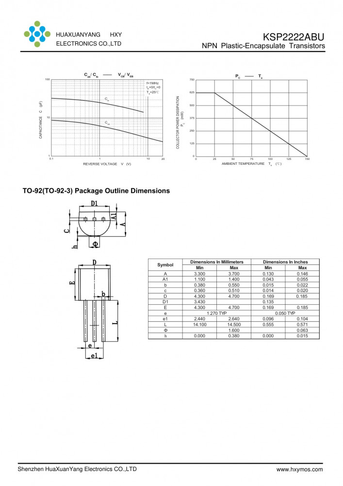 KSP2222ABU-HXY datasheet page 3