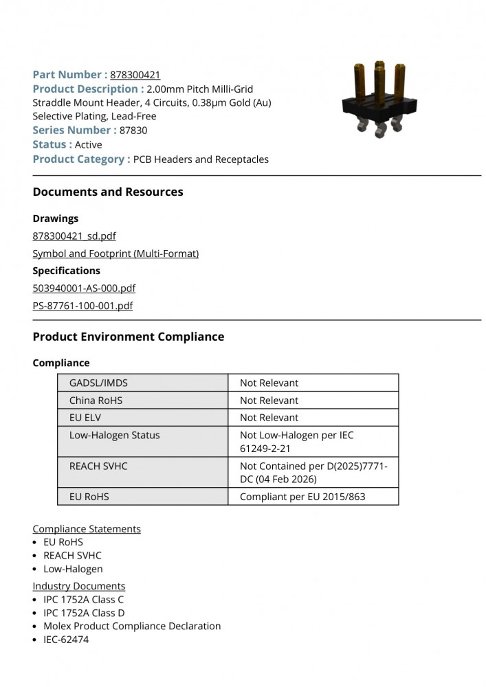 878300421 technical document preview, page 1
