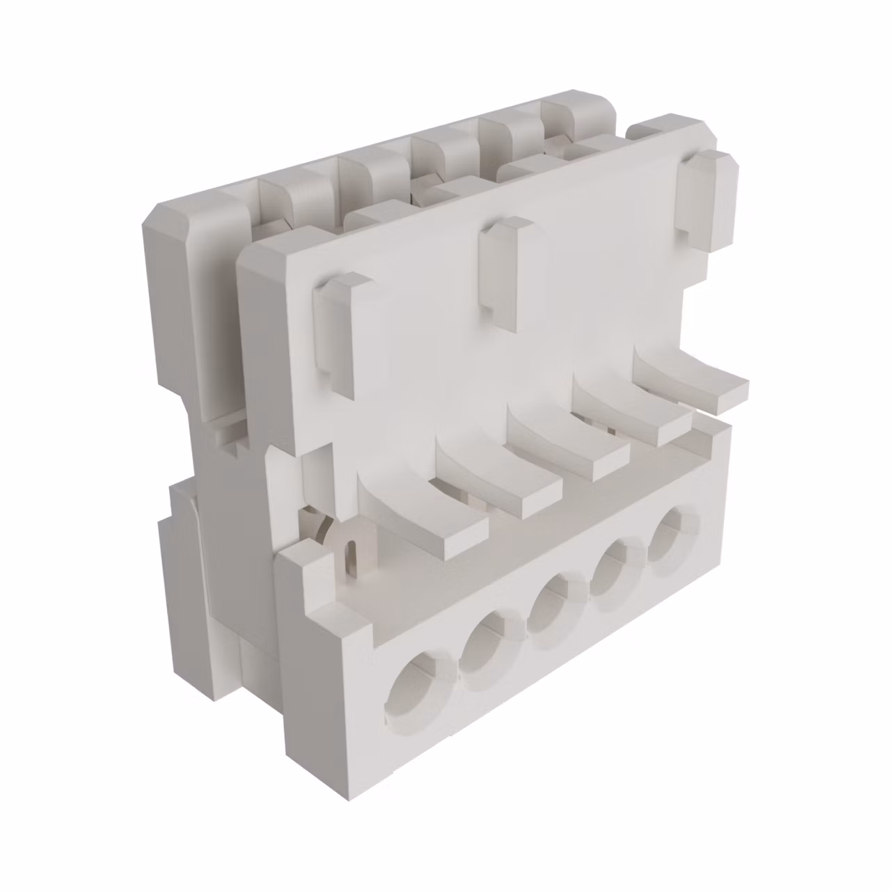 Appli-Mate RAST 2.5 Female Connector, 5.00mm Pitch, 3 Circuits, Position B, D and E Removed, Open Endwalls for sale