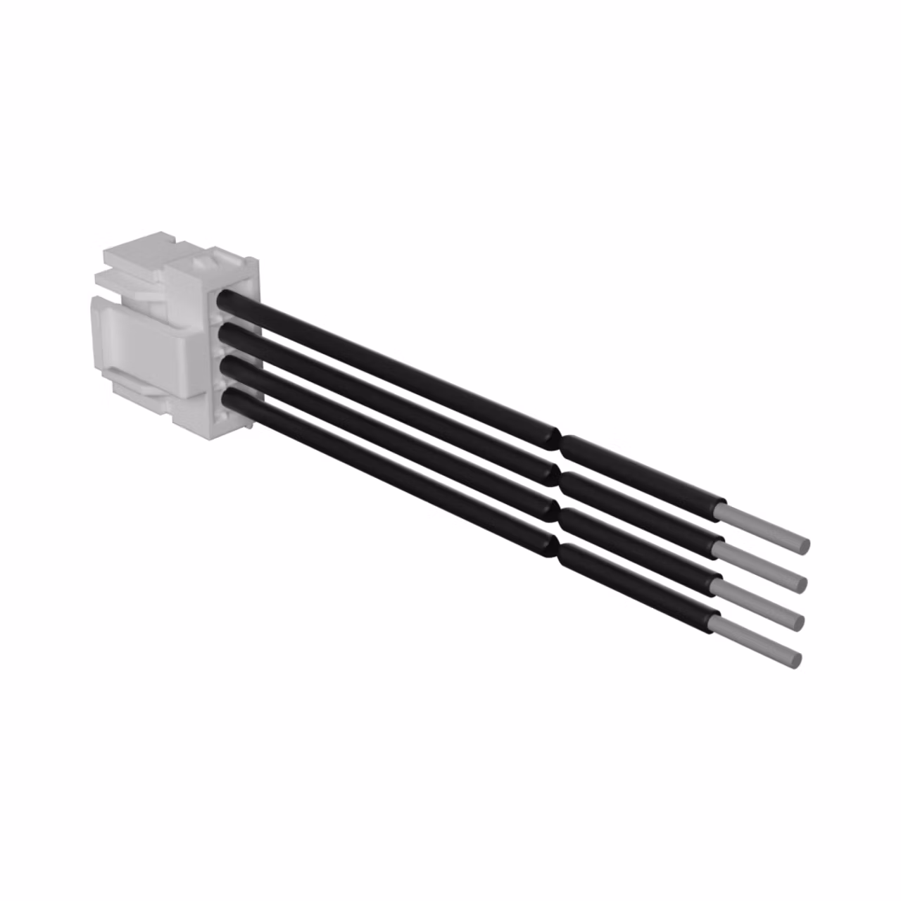 MicroTPA-to-Pigtail Off-the-Shelf (OTS) Cable Assembly, 2.00mm Pitch, Single Row, 300.00mm Length, 4 Circuits, Natural for sale