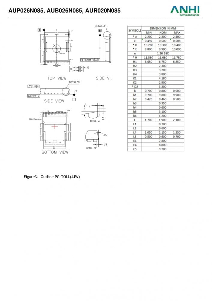 AUR020N085 datasheet page 10