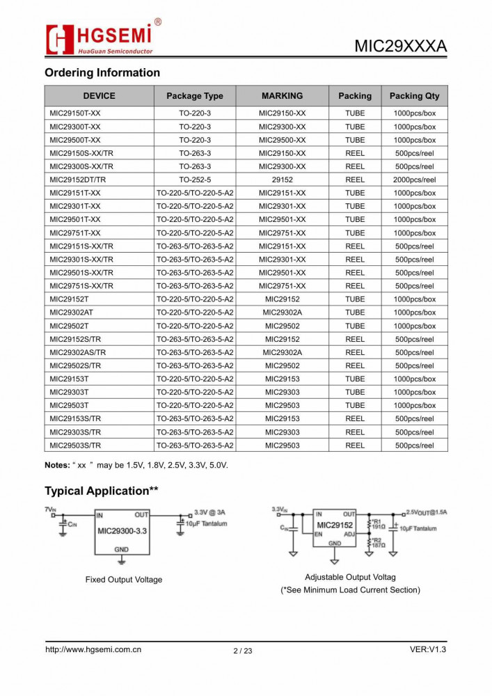 MIC29302AS/TR datasheet page 2