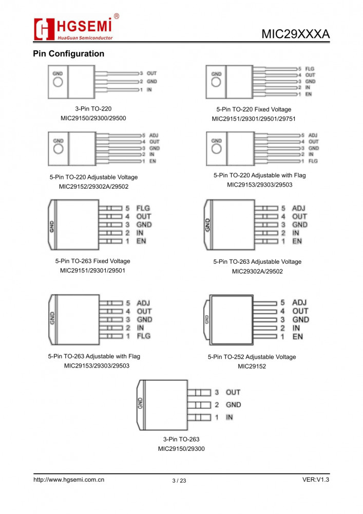 MIC29302AS/TR datasheet page 3