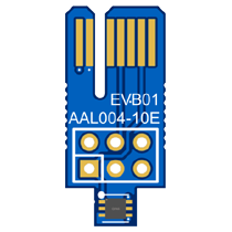 ACT001-10E-EVB01: 500 mA DFN6 TMR Current Sensor Eval Board