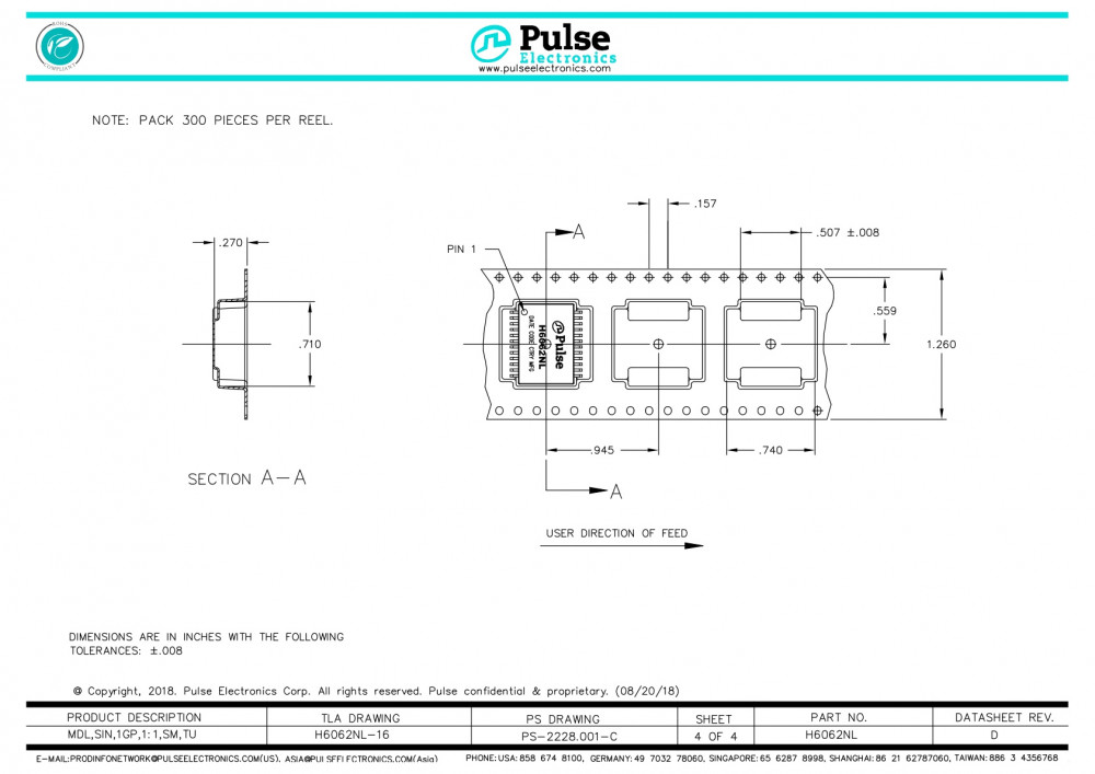 H6062NL datasheet sheet 4