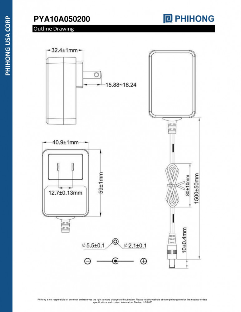 PYA10A050200 technical document page 3