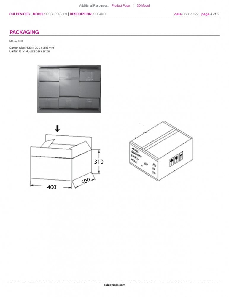 CSS-10246-108 datasheet page 4