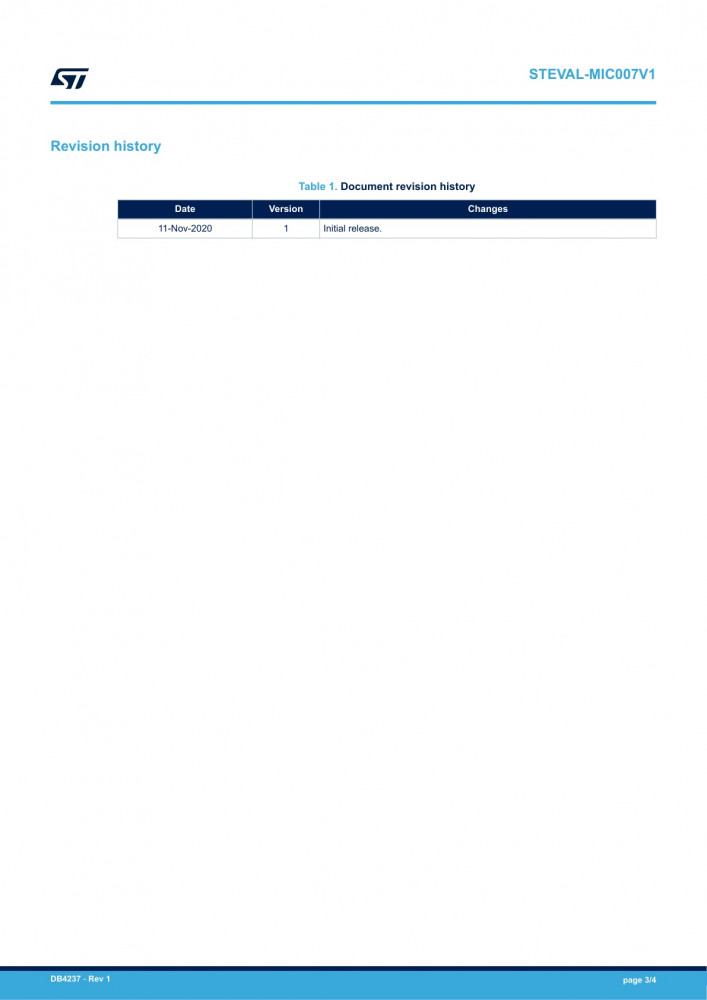 STEVAL-MIC007V1 technical document page 3