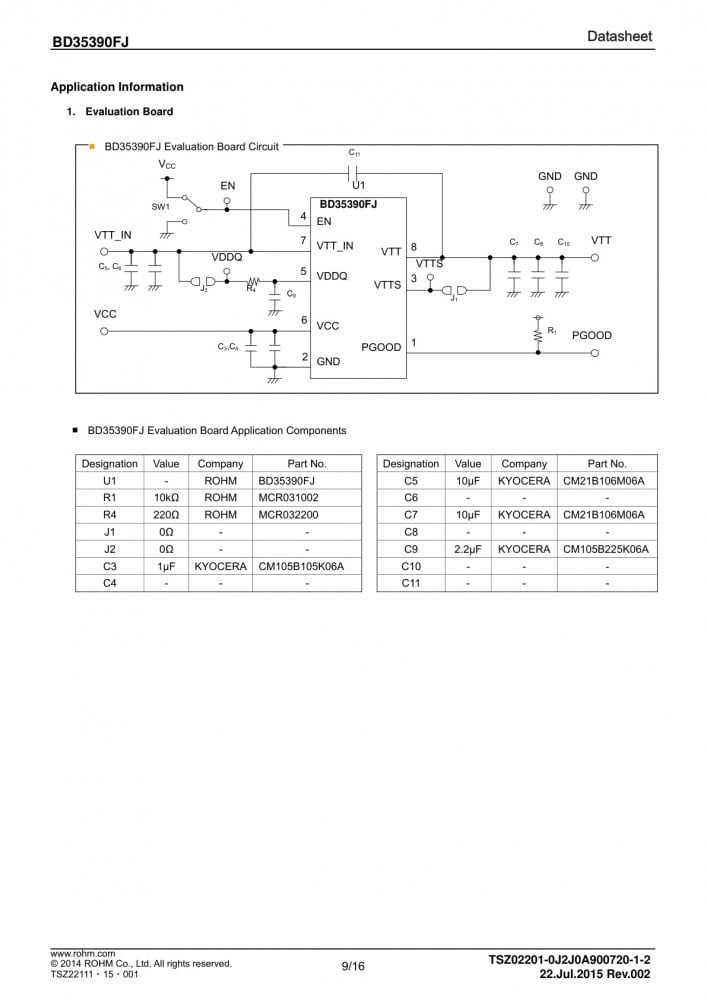 BD35390FJ-E2 technical document page 9