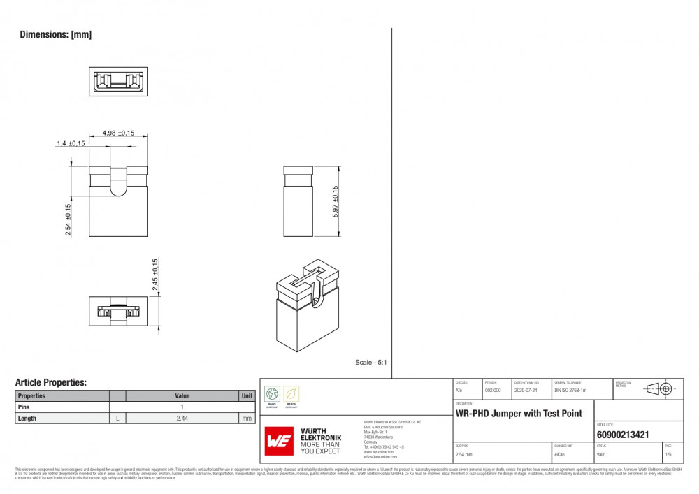 60900213421 technical document, page 1