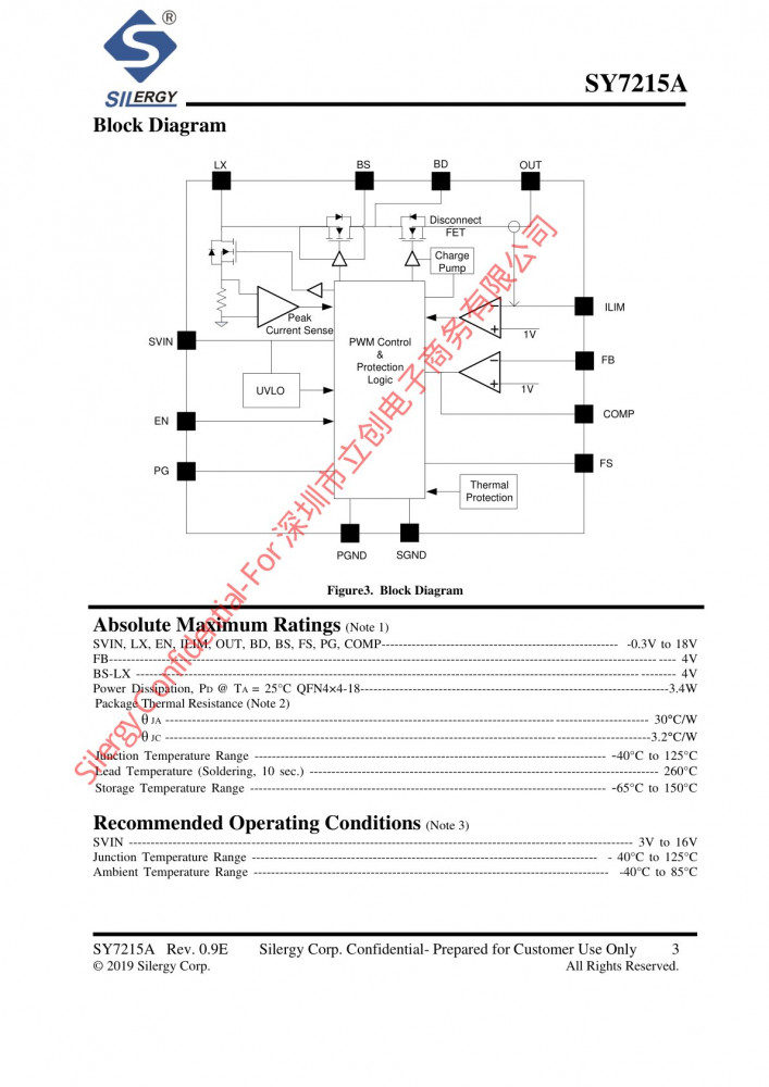 SY7215ARDC datasheet page 3