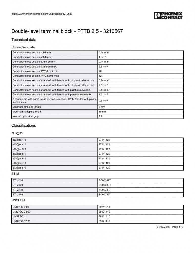 PTTB 2,5 technical document page 4