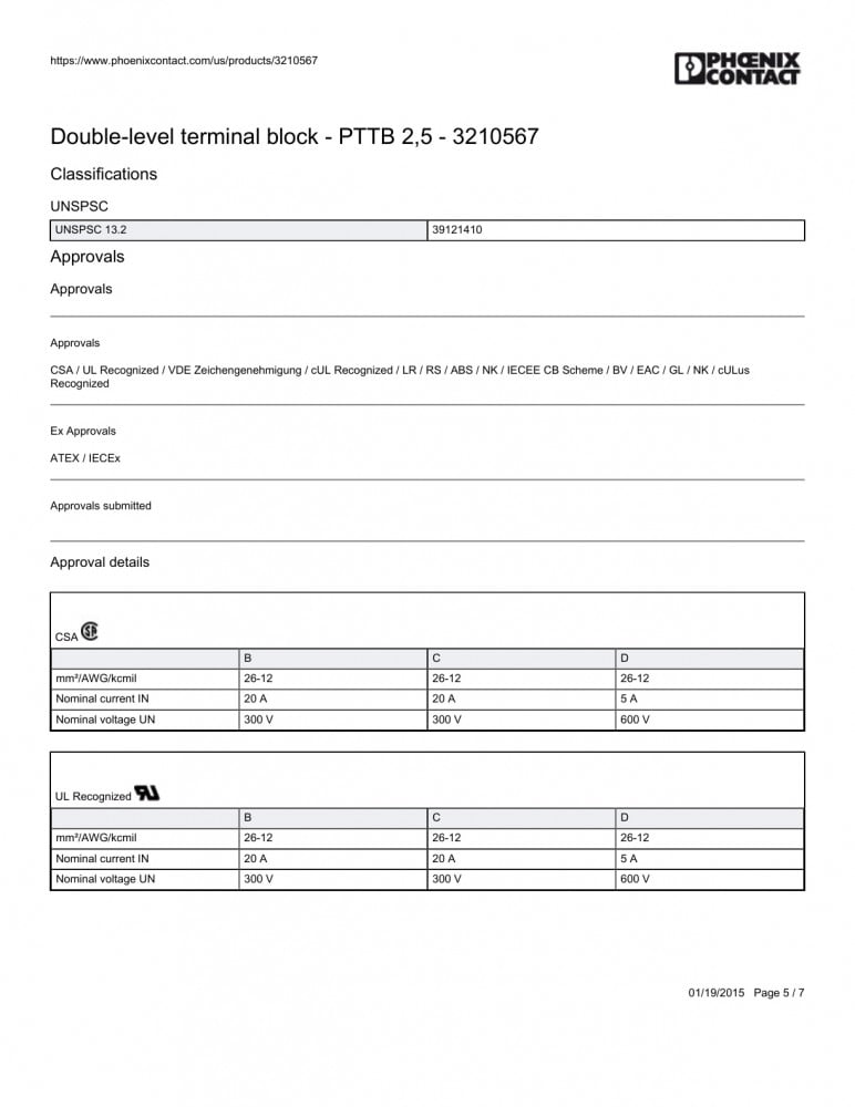 PTTB 2,5 technical document page 5