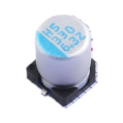 Lelon OVZ331M0GTR-0606 Aluminum-Polymer Capacitor
