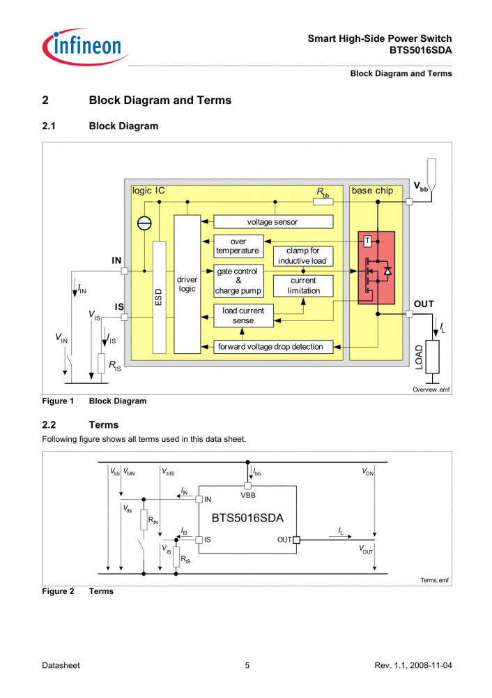 BTS5016SDA datasheet page 5