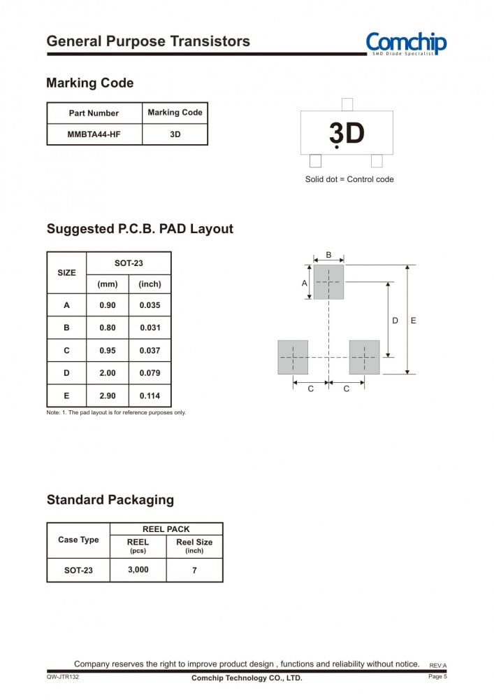 MMBTA44-HF datasheet page 5