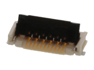 Easy-On FFC/FPC Connector, 1.00mm Pitch, 1.90mm Height, Single Bottom Contact (FS19), Right-Angle, Surface Mount, ZIF, 4 Circuits, Tin-Bismuth Plating