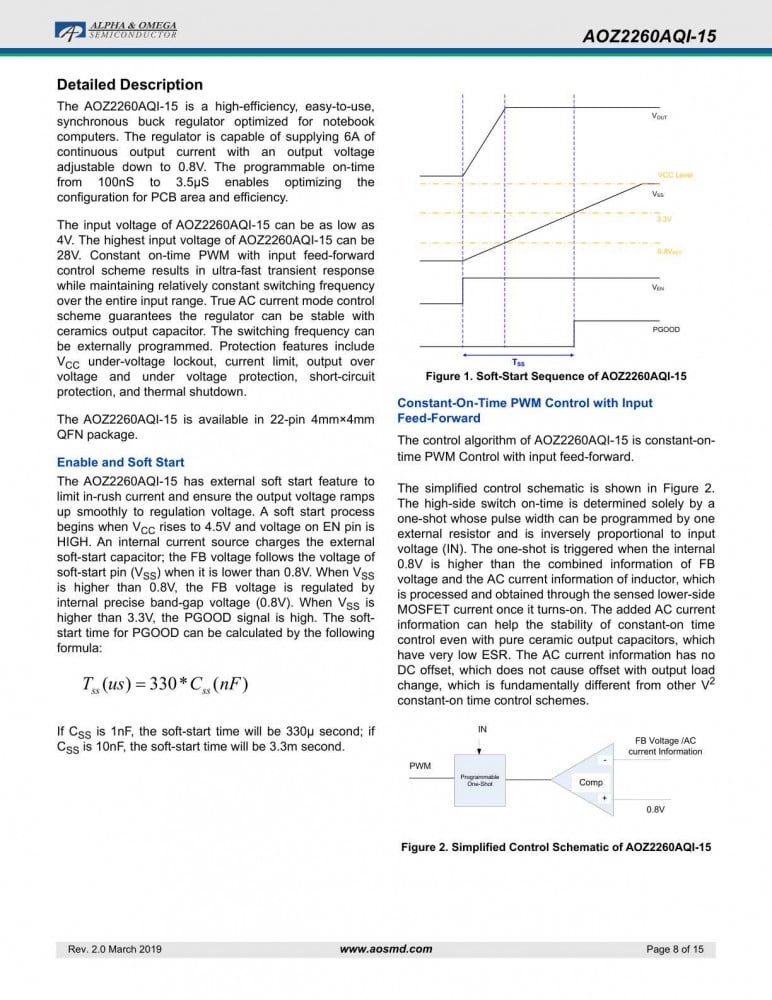 AOZ2260AQI-15 datasheet page 8