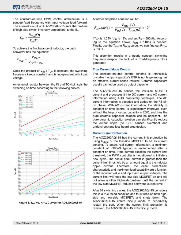 AOZ2260AQI-15 datasheet page 9