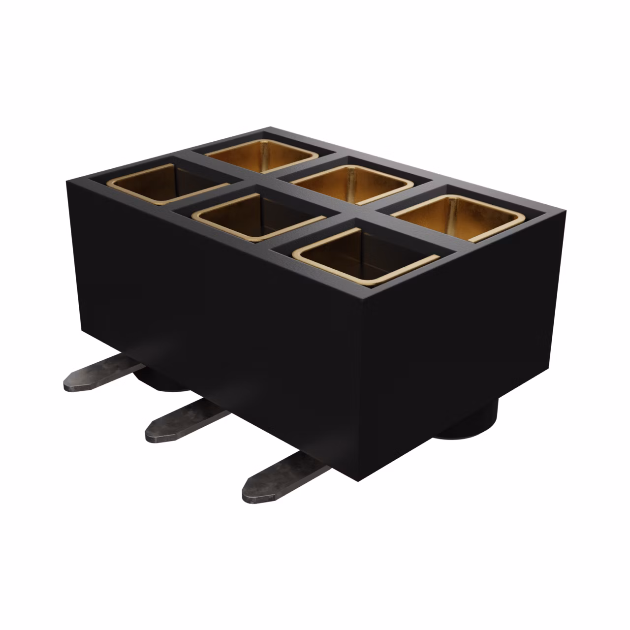 2.00mm Pitch Milli-Grid Receptacle, Surface Mount, Bottom Entry, 0.13µm Gold (Au) Plating, 6 Circuits, with Peg, Tube, Lead-Free for sale
