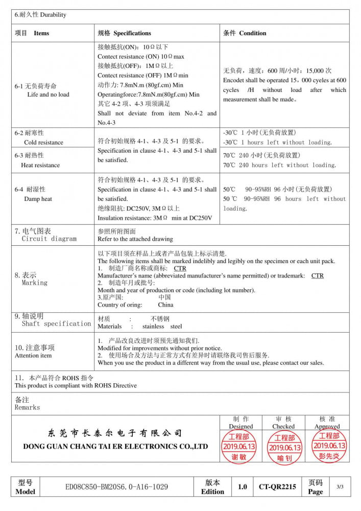 ED08C850-BM20S6.0-A16-1029 specification page 3