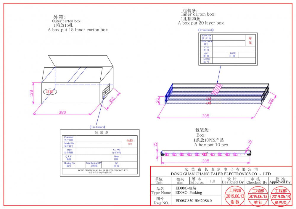 ED08C850-BM20S6.0-A16-1029 packaging detail page