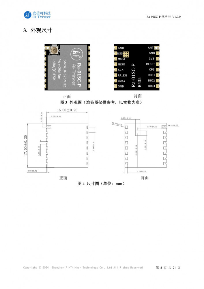 Ra-01SC-P datasheet page 8