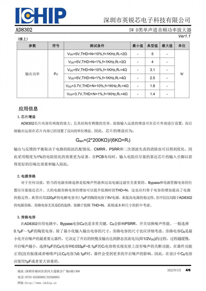 AD8302 datasheet page 4
