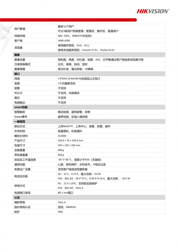 DS-2CD3T47WDP2V2-L datasheet page 3