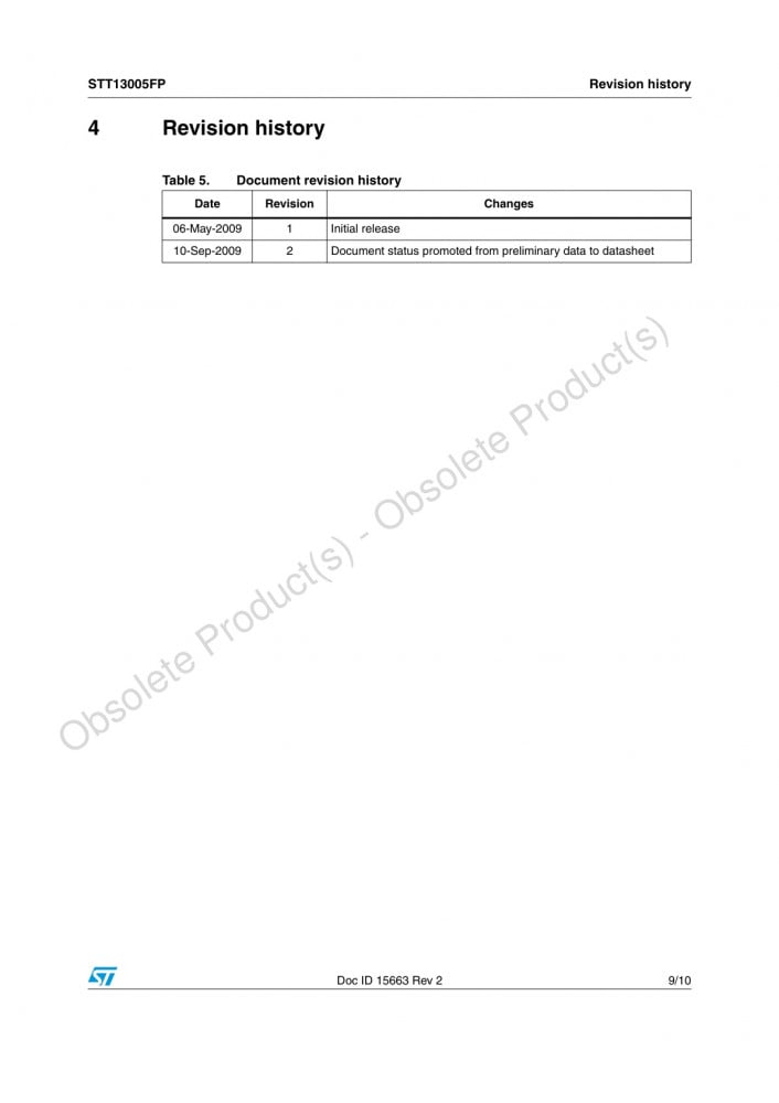 STT13005FP datasheet page 9