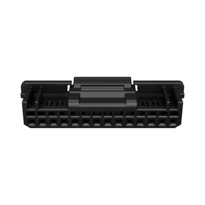 Micro-One Wire-to-Board Receptacle Housing, 2.00mm Pitch, Single Row, Glow-Wire Capable, 14 Circuits, Black for sale