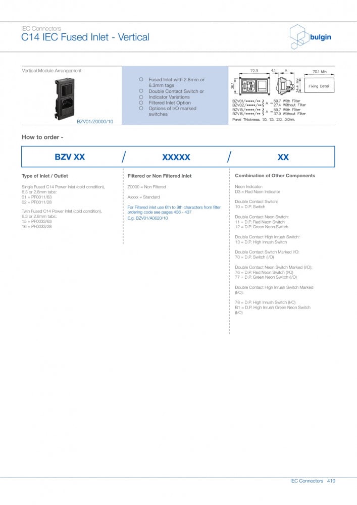 Bulgin catalogue page 4