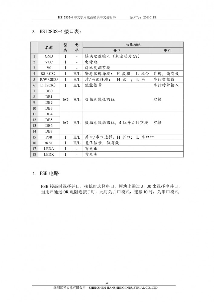 HS12832-4 datasheet page 4